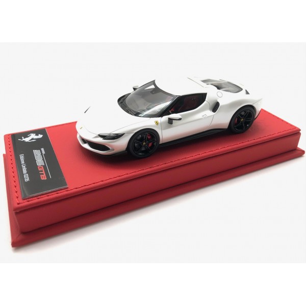 Ferrari 296 GTB Fuji white - Calsito Models